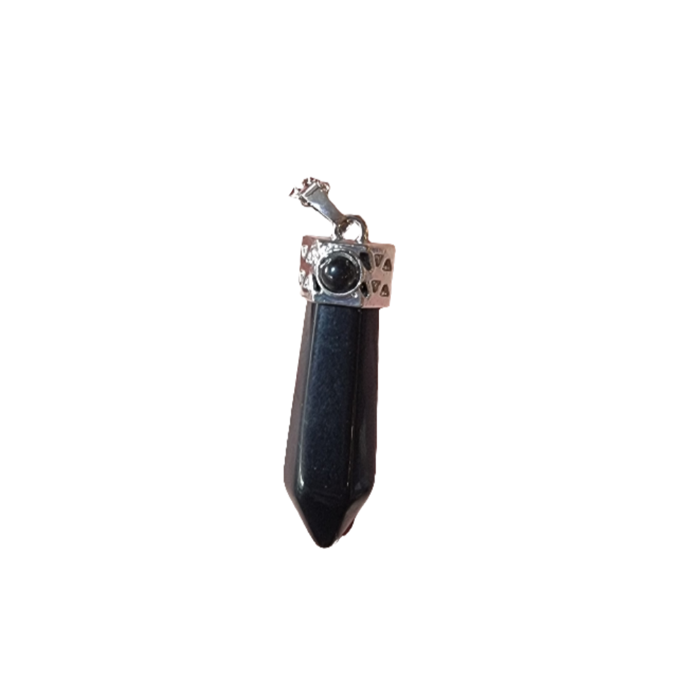 Obsidian Wand Pendant