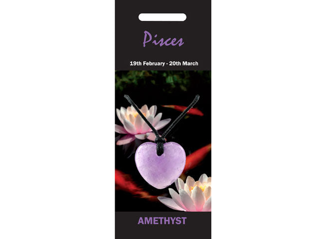 Pisces heart pendant